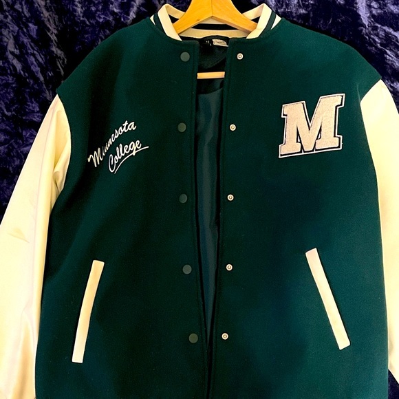H&M | Jackets & Coats | Hm Varsity Jacket | Poshmark